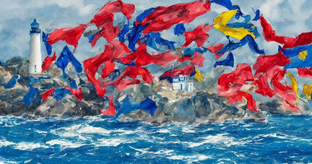 Signalflag som symbolsprog: Hvordan flagkombinationer kan formidle ...